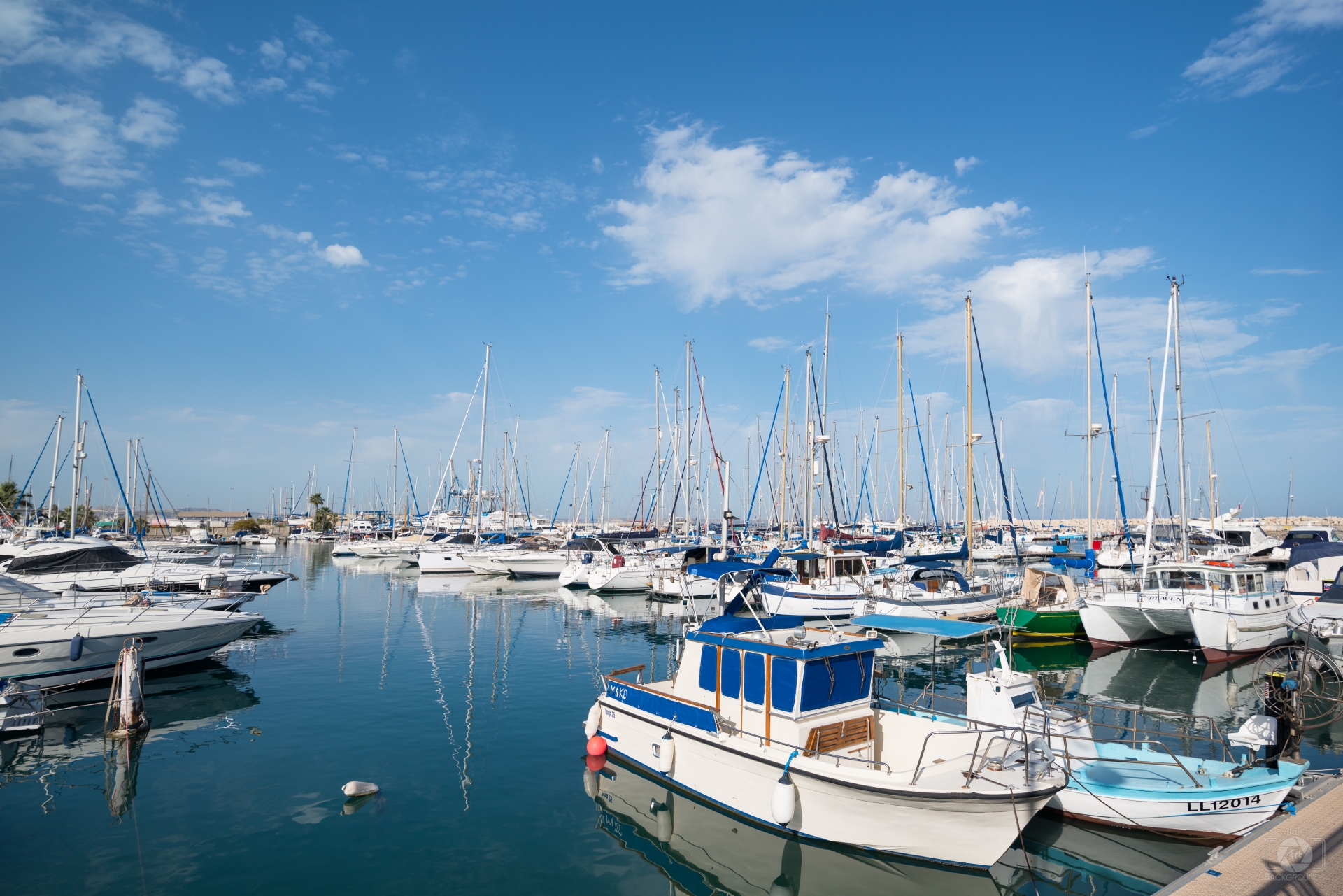 Boats Port Background - High-quality Free Backgrounds