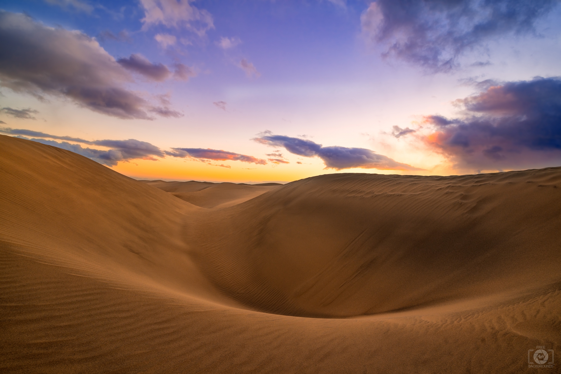 Desert at Evening Background - High-quality Free Backgrounds