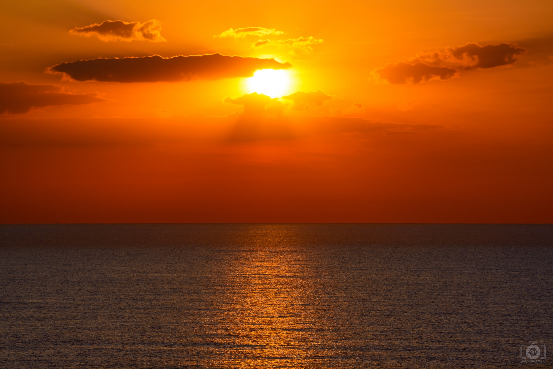 Sea Sunset Background - High-quality Free Backgrounds