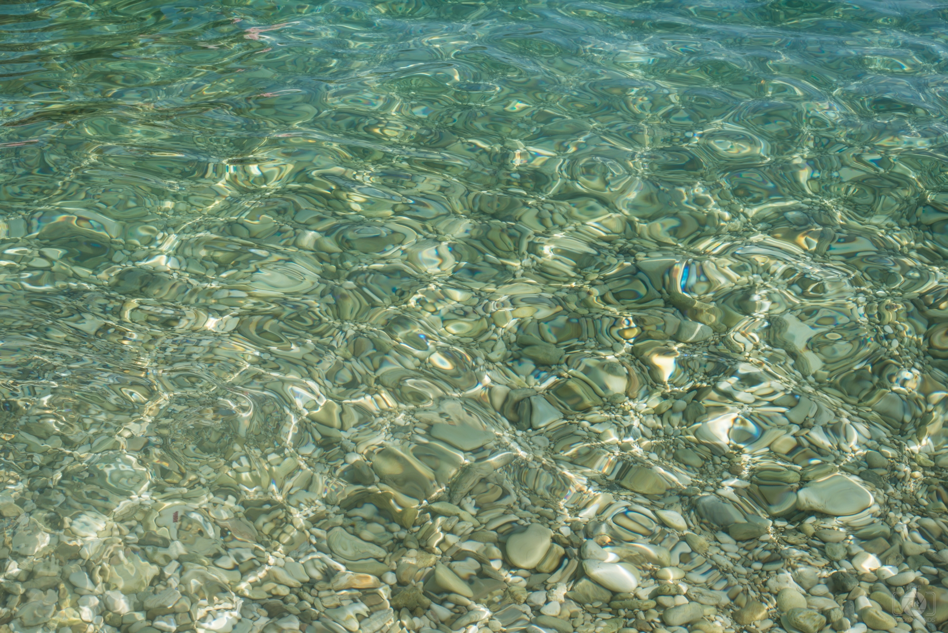 Seawater with Pebbles Texture - High-quality Free Backgrounds