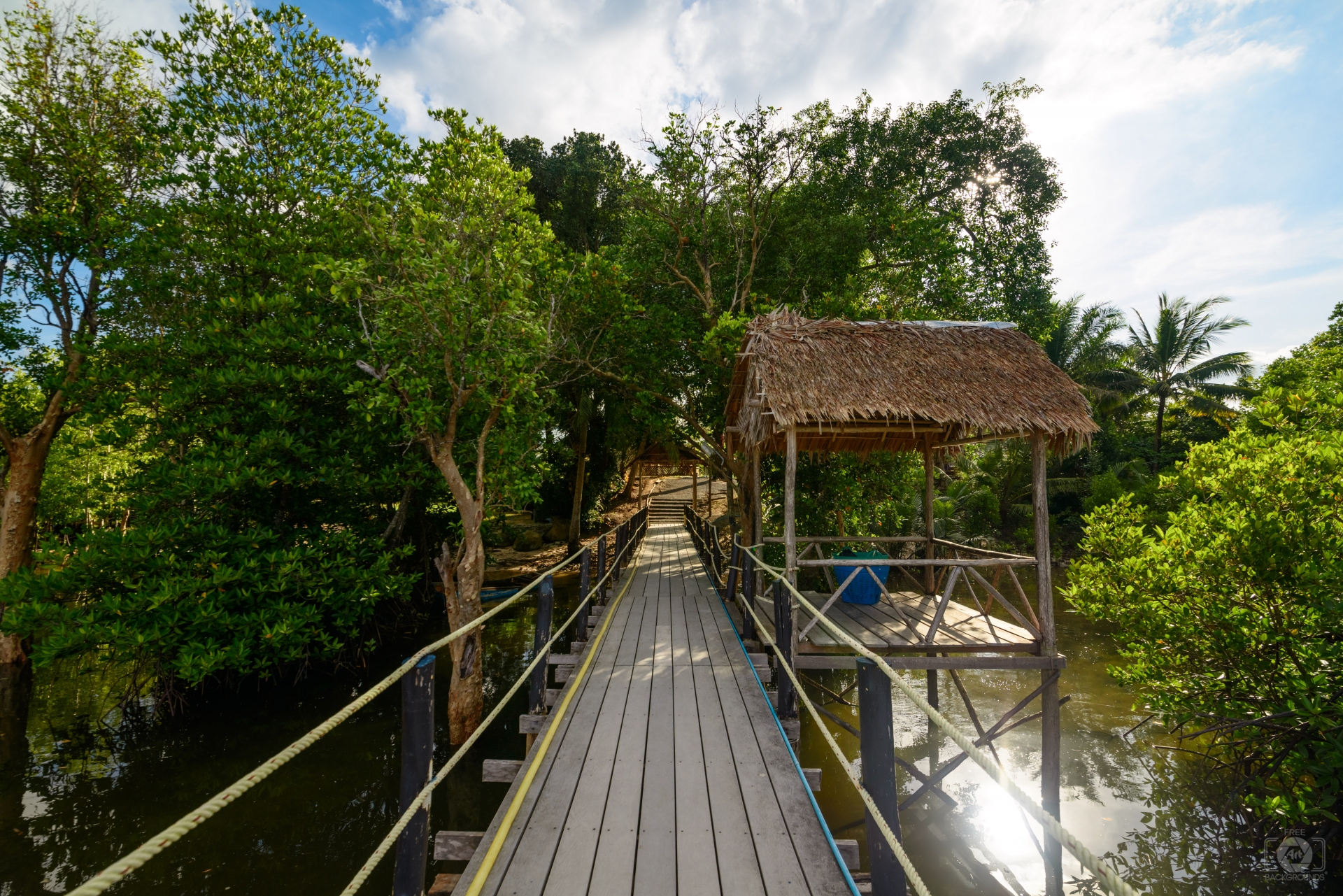 Tropical Pier Background - High-quality Free Backgrounds